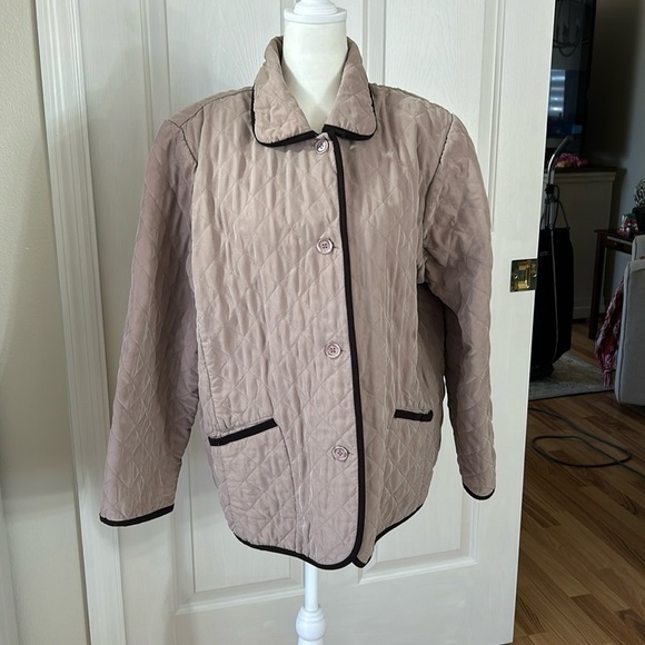 Notations | Jackets & Coats | Notations Womens Tan Quilted Jacket ...